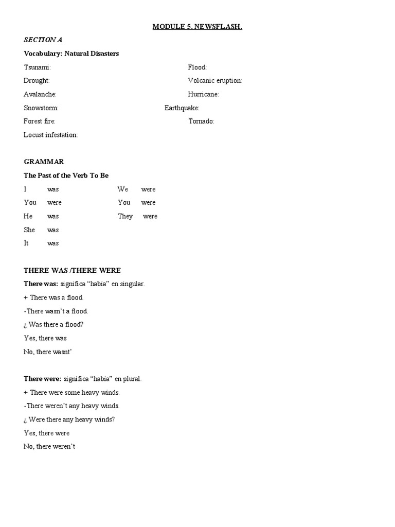 Module 5 Section A Vocabulary and Grammar | PDF | Science & Mathematics | Young Adult