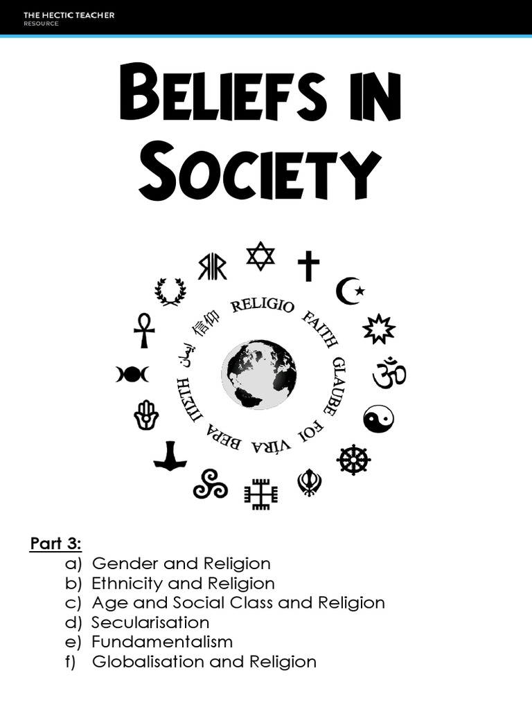 Belief in Society Pt3 PDF | PDF | Sociology | Minority Group