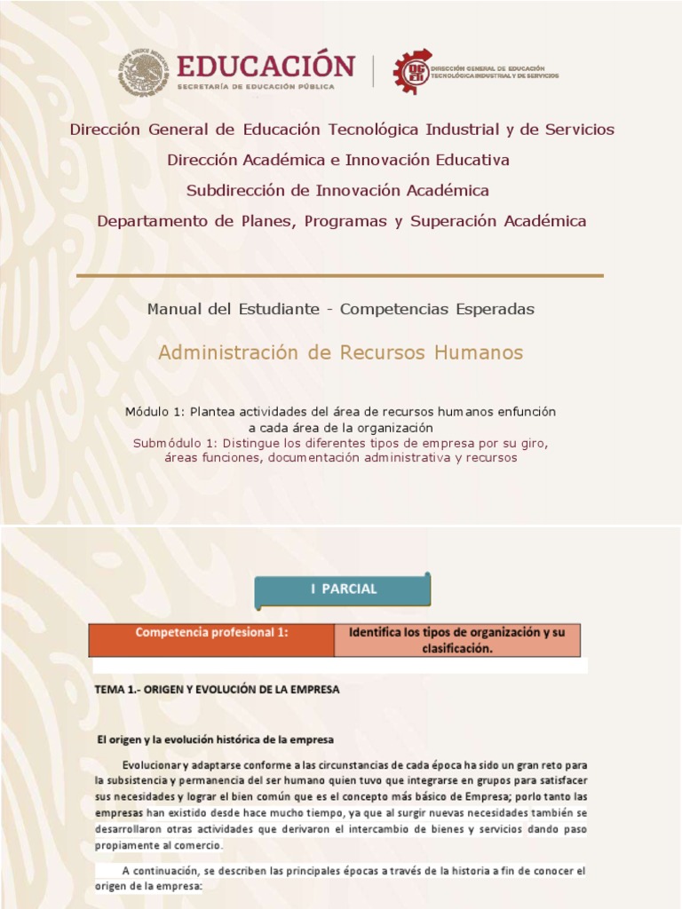 ARH Manual-Estudiante PDF | PDF