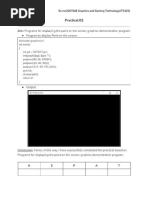 Practical File of Computer Graphics | PDF | Elementary Geometry | Space