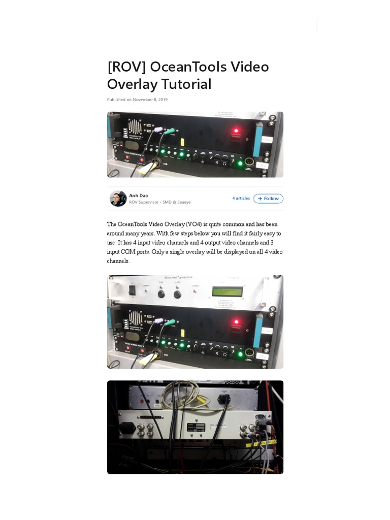 OceanTools Video Overlay Tutorial | PDF | String (Computer Science ...