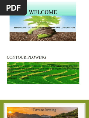 4 Types Of Soil Conservation