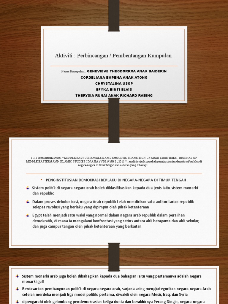 Aktiviti Perbincangan - Konflik | PDF