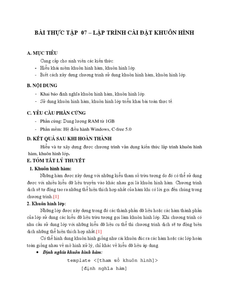 LT HĐT - Tài liệu HT - Lab7 - ảnh code | PDF