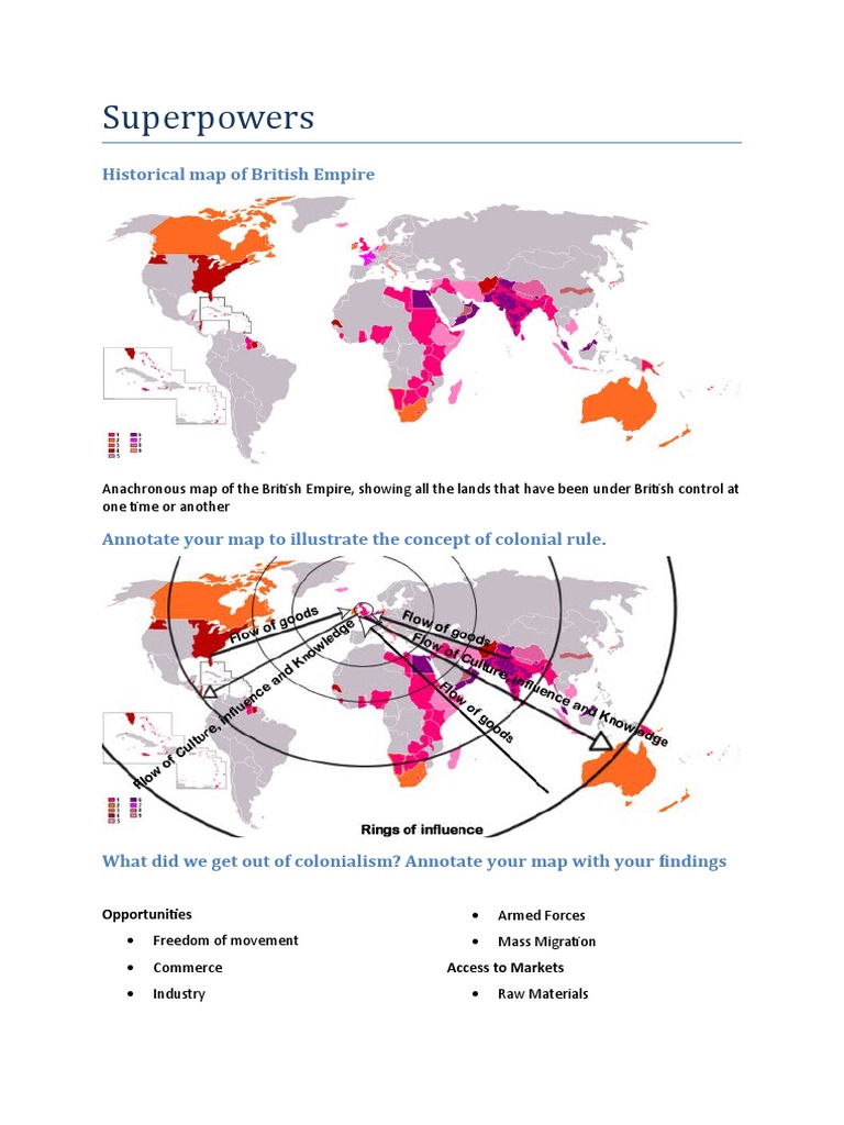 Global Superpowers - Geography GCSE A-Level Info | PDF | Colonialism ...