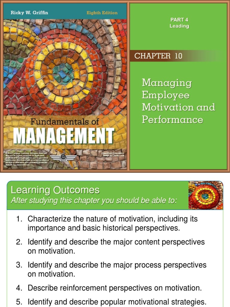 Griffin - 8e - PPT - ch10 Managing Employee Motivation and Performance ...