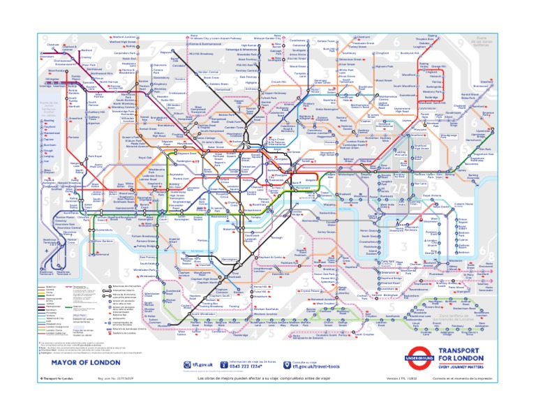 Mappa Metro Londra | PDF | London | England
