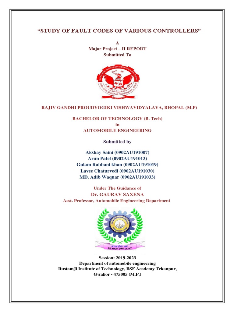 Auto Fault Codes Analysis | PDF | Computer Network | Electricity