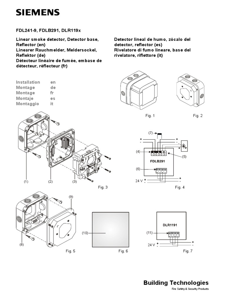 A6V10069593 - Linear Smoke Detector - BR - Linearer Rauchmelder - BR ...