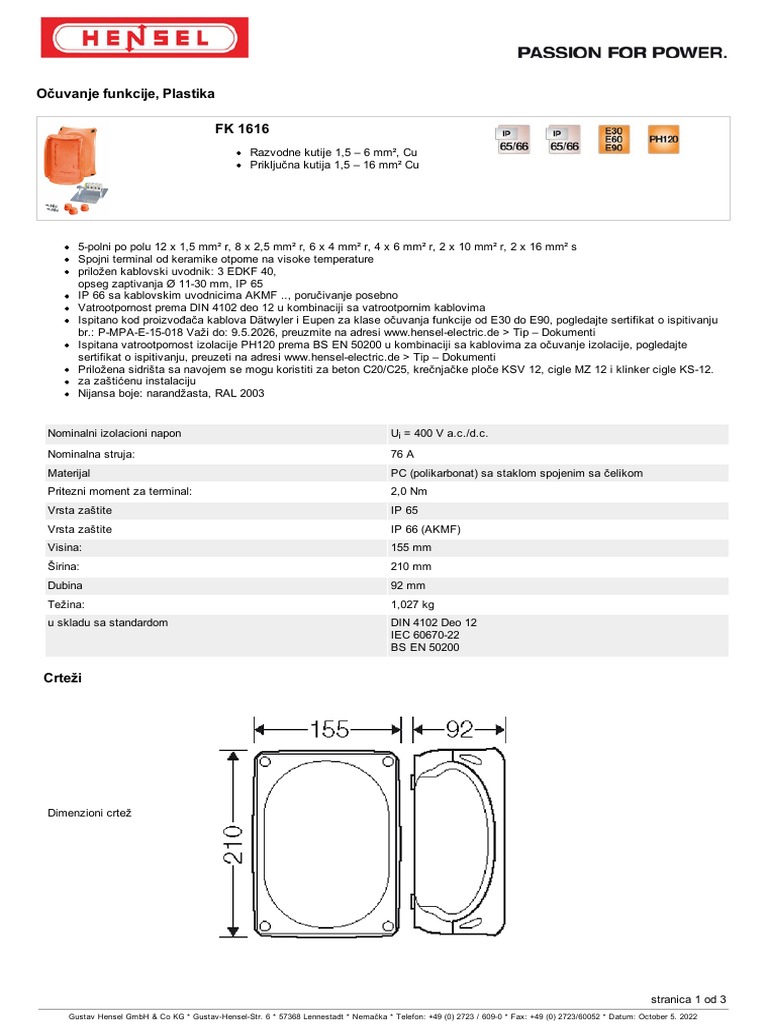 Hensel Electric | PDF