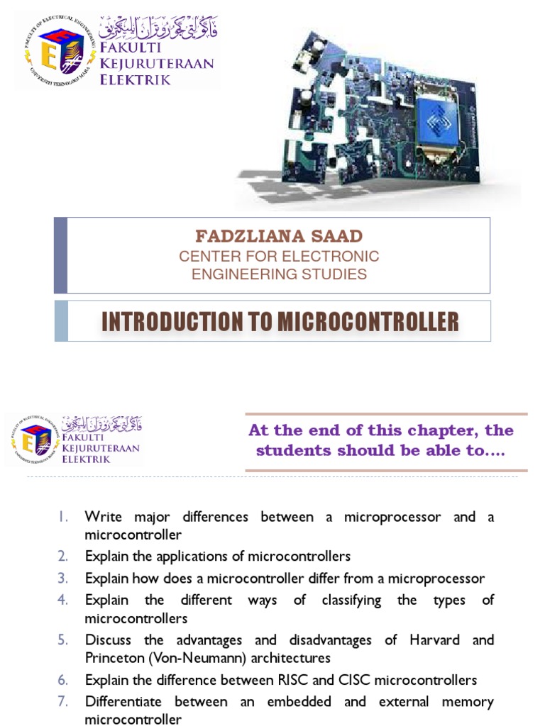 51 Microcontroller And Microprocessor Architecture Pdf Microcontroller Central