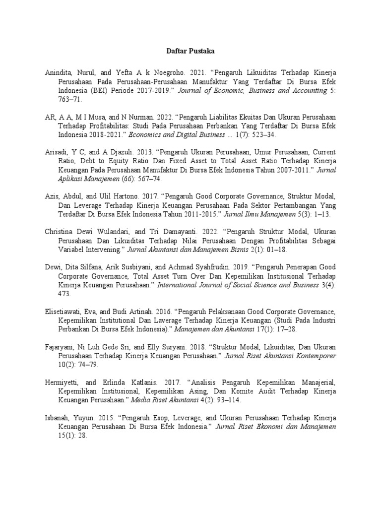 Daftar Pustaka Mra | PDF