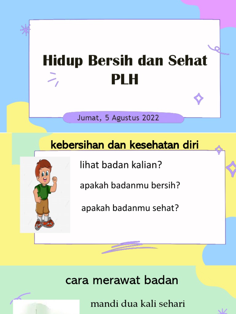 Materi PLH Hidup Bersih Dan Sehat KLS 1 | PDF