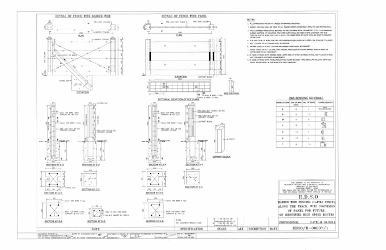 barbed wire fencing rdso | PDF
