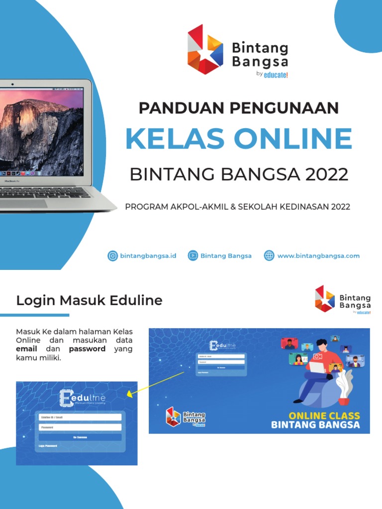 Panduan Kelas Online Bintang Bangsa 2022 | PDF | Karier & Perkembangan