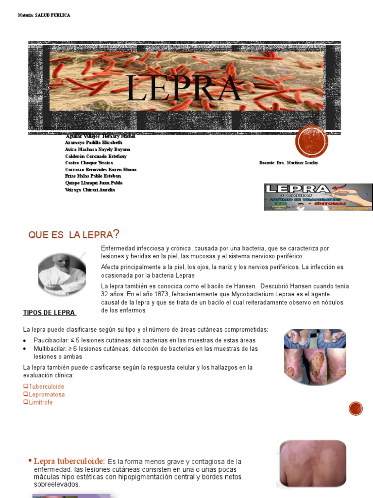 LEPRA | PDF | Lepra | Examen físico