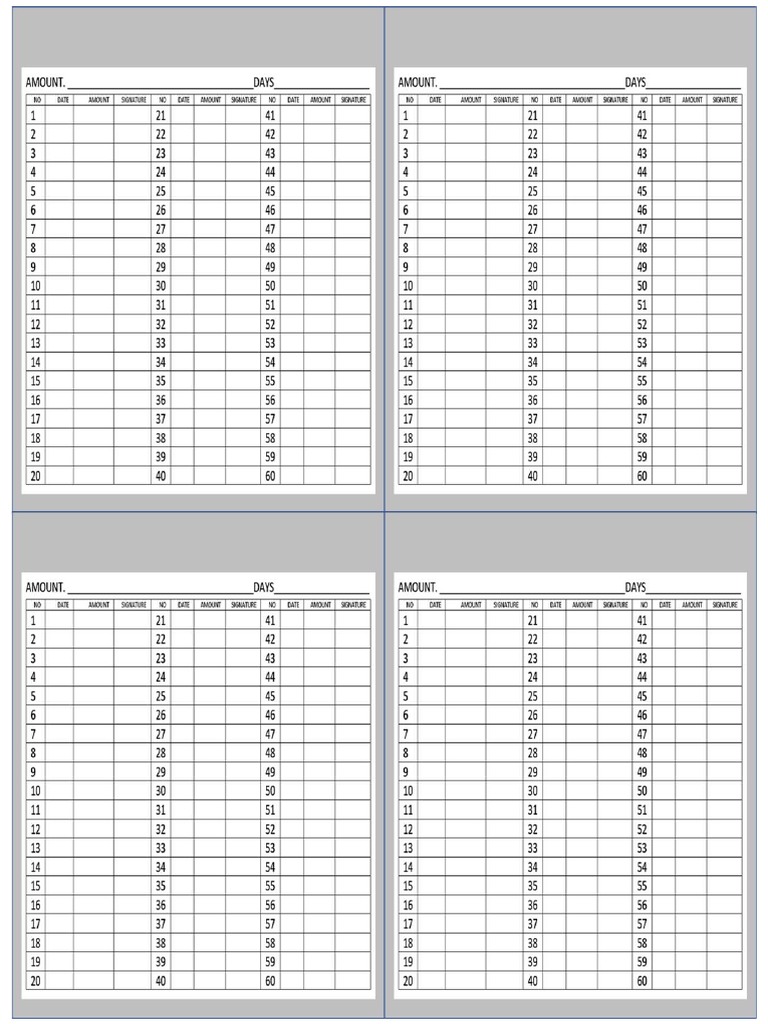 Passbook Layout | PDF