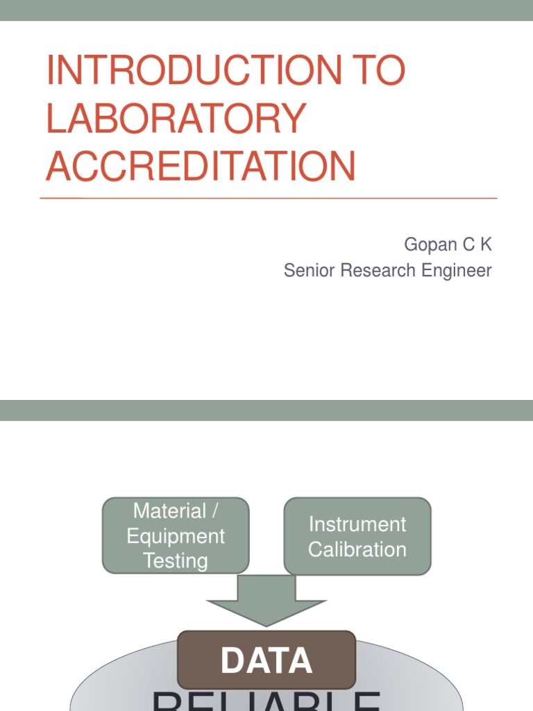 Overview of Laboratory Accreditation | PDF | Iso 9000