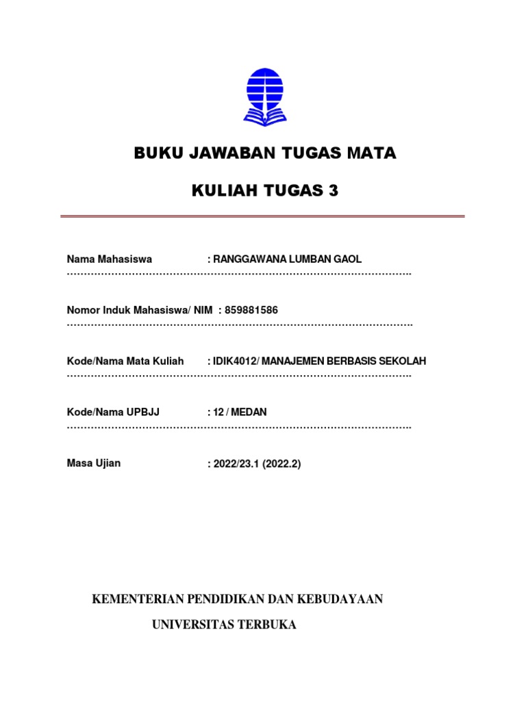 TT3 Manajemen Berbasis Sekolah PDF | PDF | Karier & Perkembangan | Kesehatan Holistik