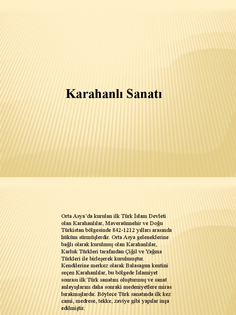 Karahanli Sanati | PDF
