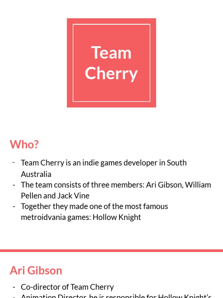 Team Cherry | PDF