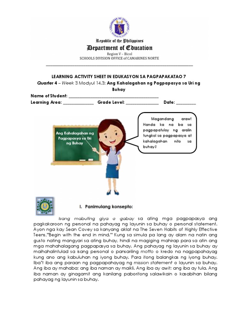 Las Esp7 Q4 Week 3 | PDF