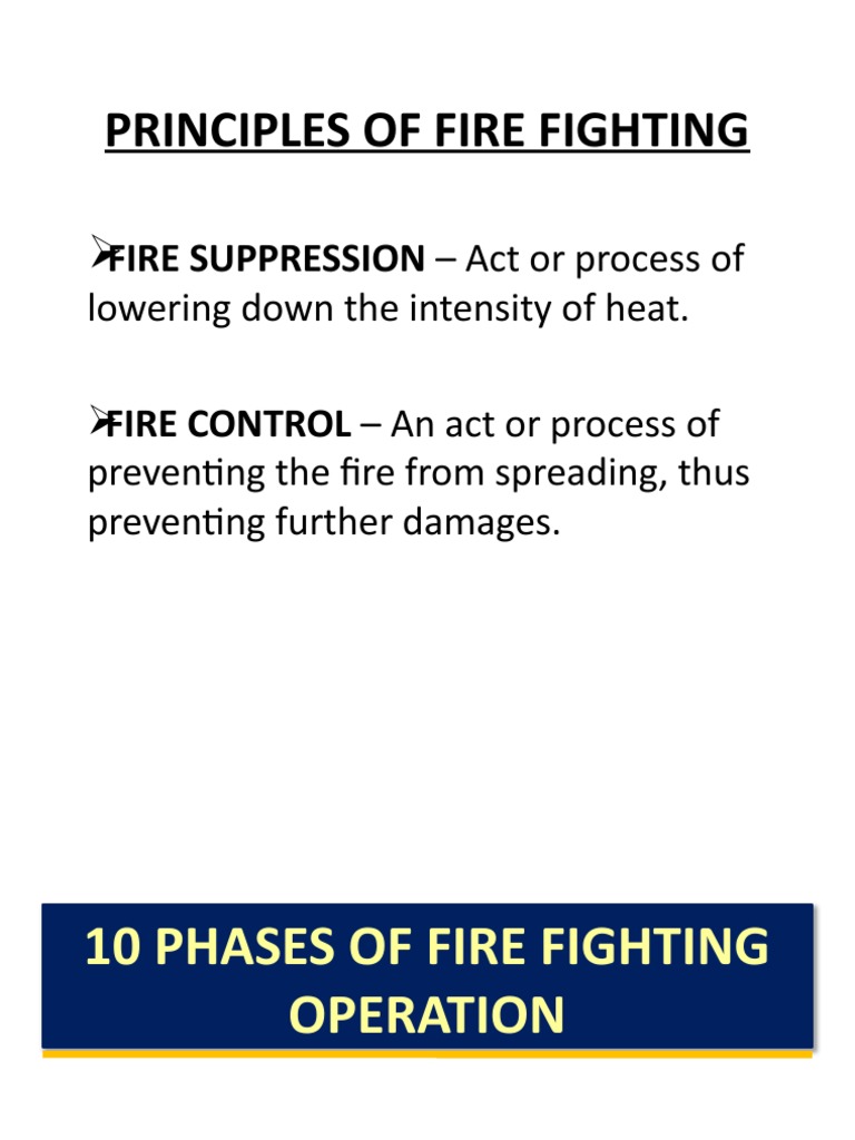 5 Fundamentals of Fire Fighting.pptx | PDF | Firefighting | Fires