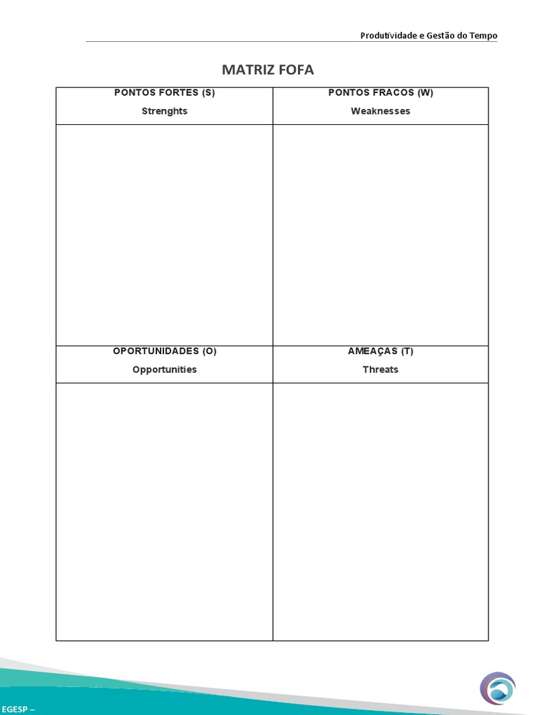 MATRIZ FOFA.docx | PDF