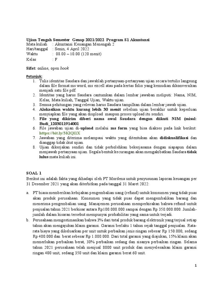 Latihan Soal AKM 2 PDF | PDF