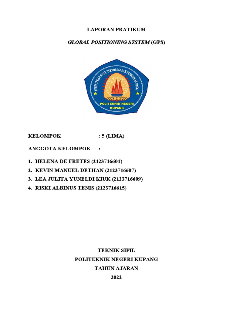 Laporan Praktikum GPS Kel. 5 - II TPIPP B | PDF | Sains & Matematika