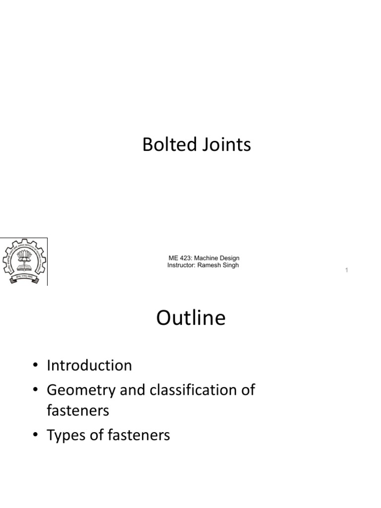 Bolt PDF | PDF | Screw | Mechanical Engineering
