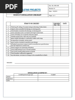 Checklist For Installation of Lightning Protection System | PDF ...