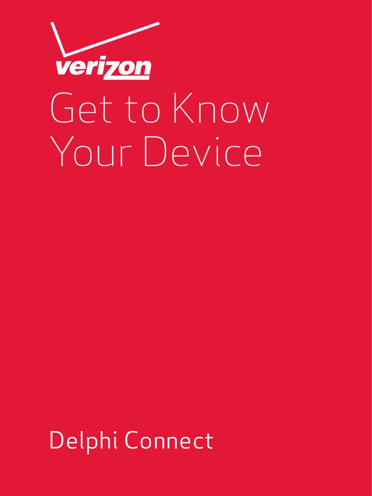 Verizon Delphi Connect Module Manual Optimized PDF | PDF | Smartphone ...