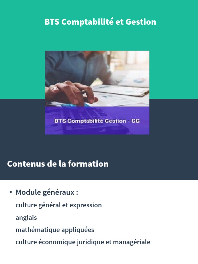 Formation BTS Compta Gestion - Odp | PDF | Évolution de carrière | Affaires