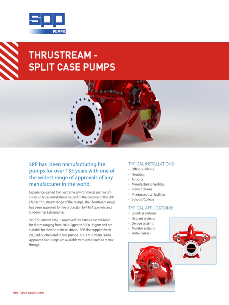 SPP Split Case 2pg Flyer-1 | PDF | Pump | Manufactured Goods