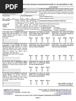 CBCL - 4 A 18 Anos | PDF | Comportamento | Saúde mental