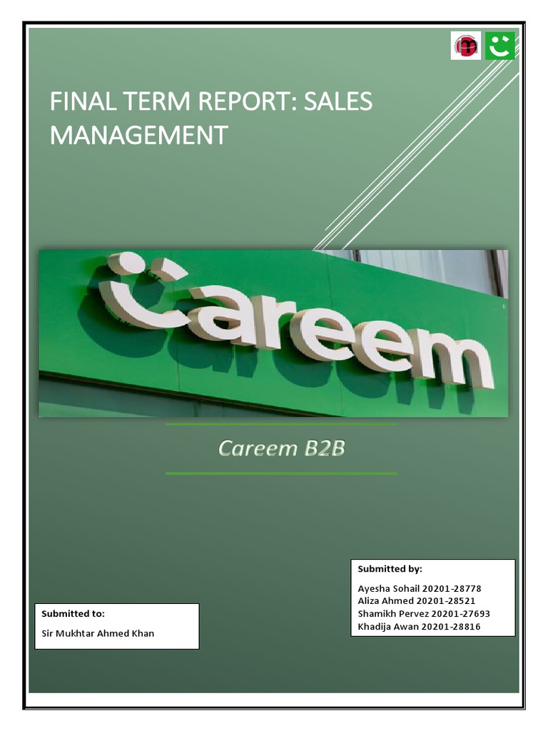Careem Sales Management Overview | PDF