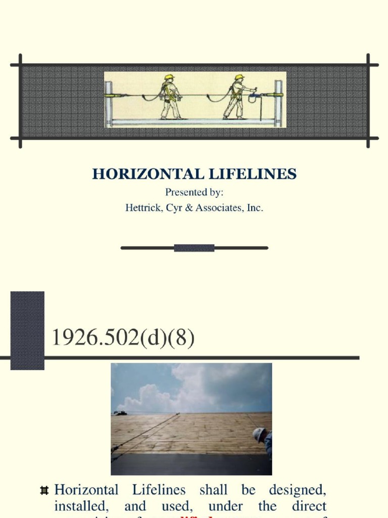 Horizontal Lifelines | PDF
