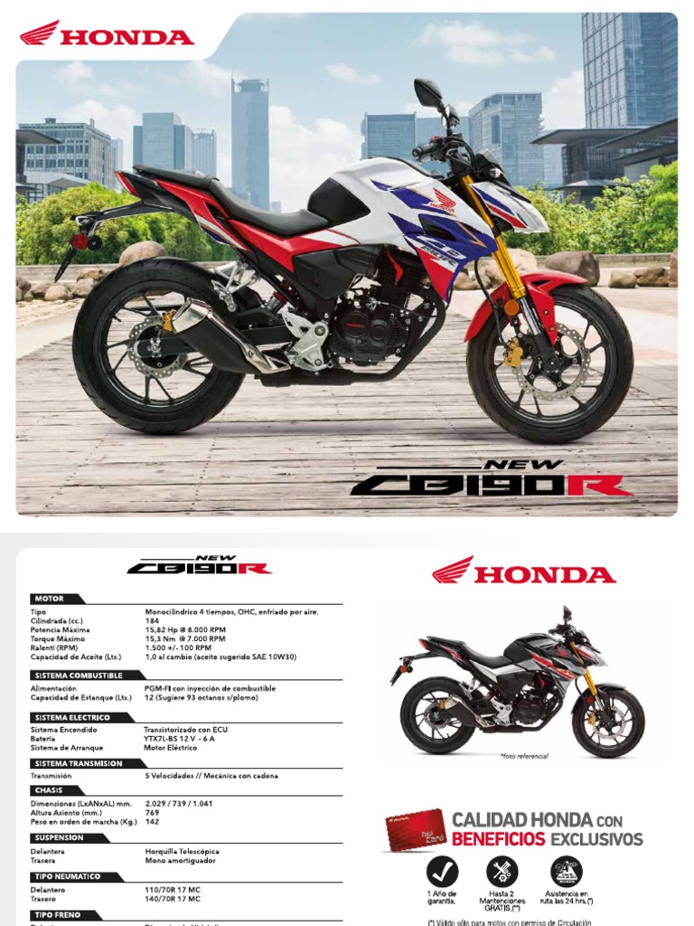 Ficha CB190 Tricolor | PDF