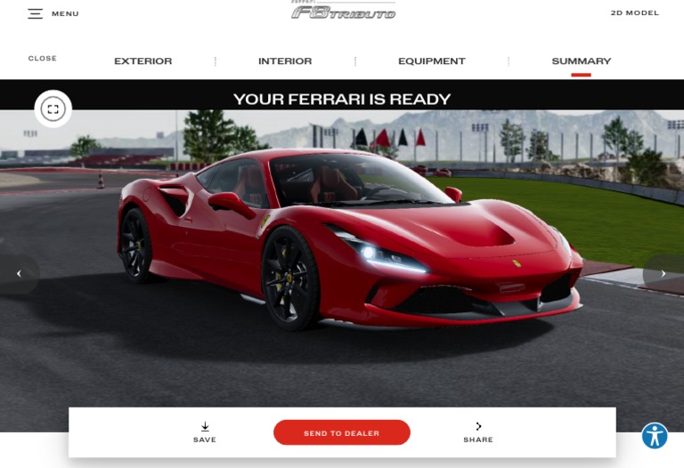Overview Ferrari F8 Tributo Ferrari Official Car Configurator PDF | PDF