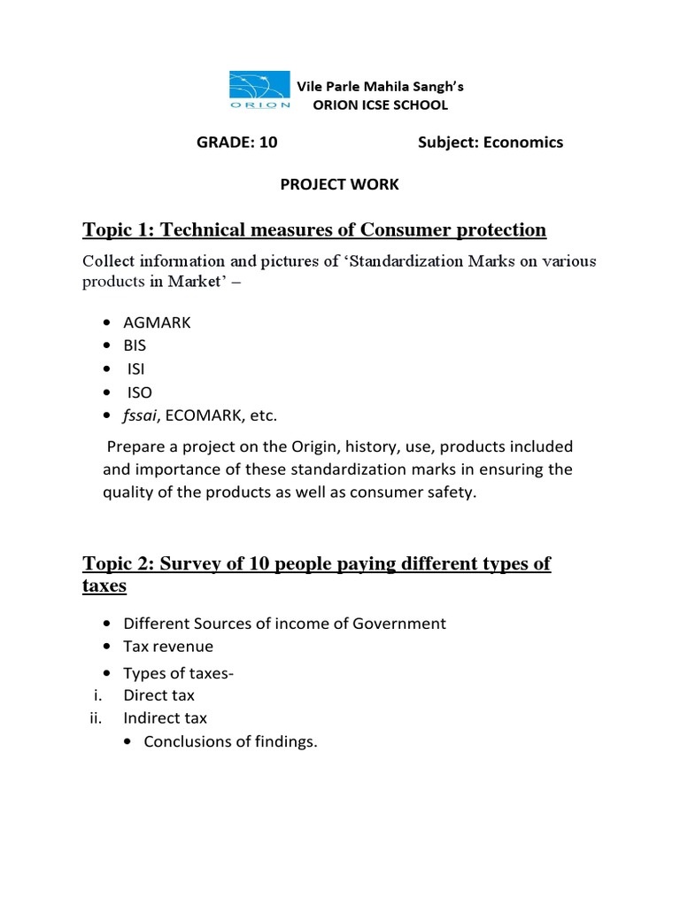 Grade 10 Economics Project PDF | PDF | Banks | Taxes Grade 10 Economics Project PDF | PDF | Banks | Taxes