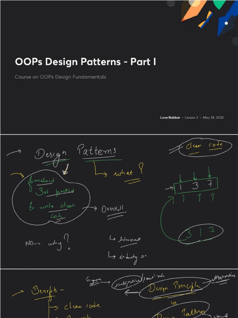 OOPs Design Patterns Part I With Anno | PDF