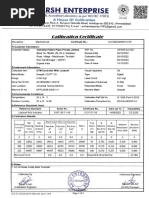Weigh Balance Calibration Certificate | PDF | Calibration | Weighing Scale