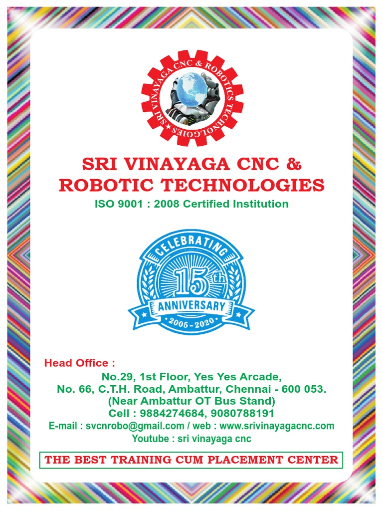 Sri Vinayaga CNC & Robotic Technologies - Book | PDF
