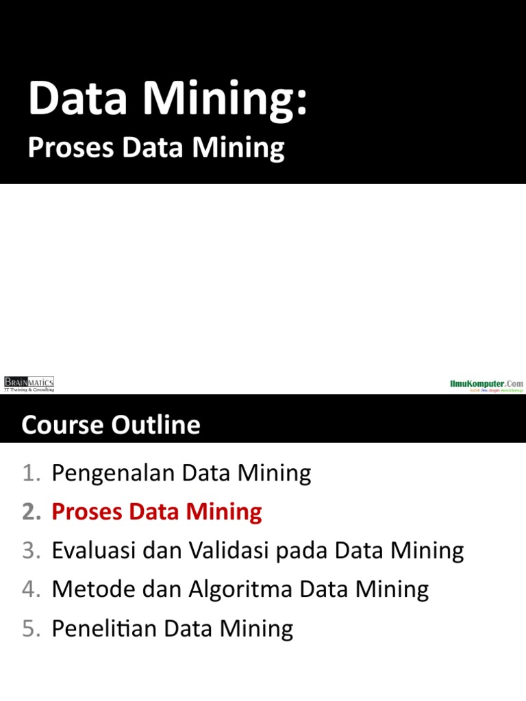 Tahapan Utama Proses Data Mining | PDF