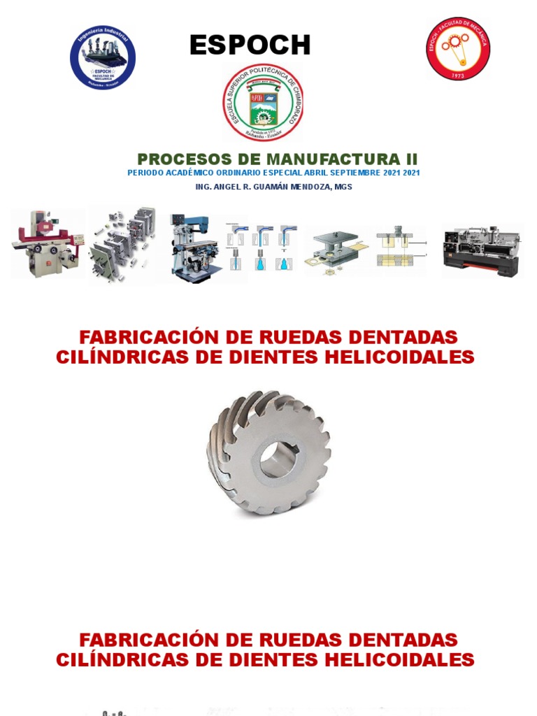 Fresado Helicoidal | PDF