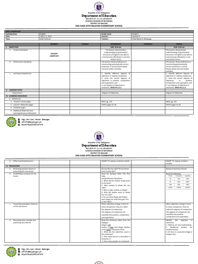 English q4 Week 1 | PDF