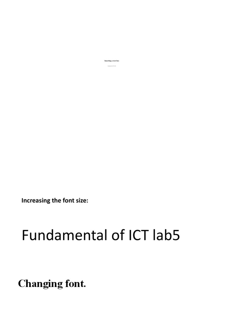 Ict Lab Pdf
