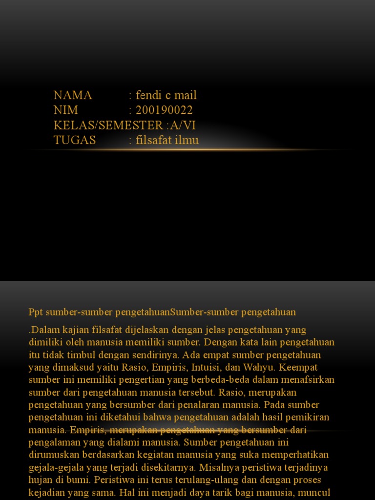 Filsafat (Fendi) | PDF