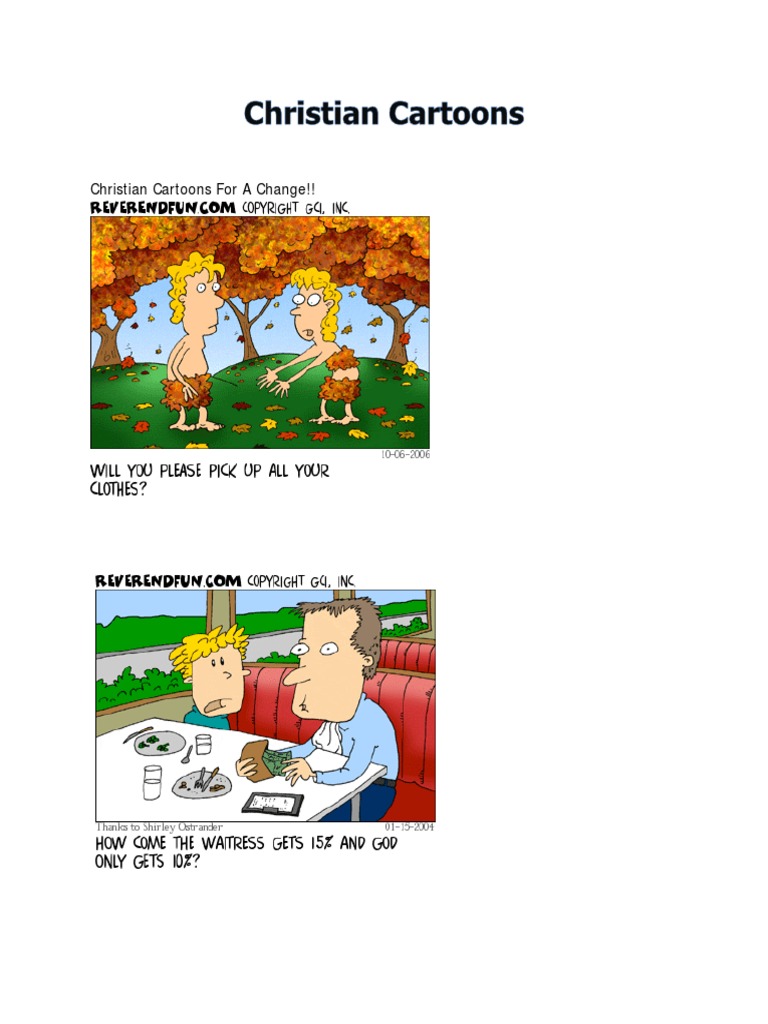 Christian Cartoons | PDF